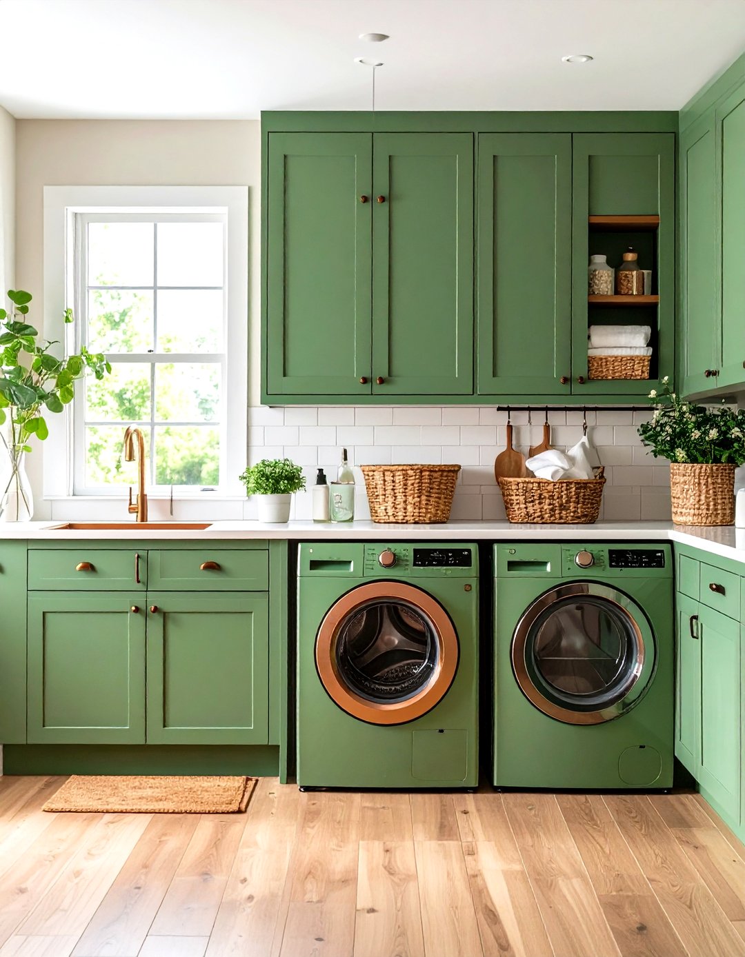 24 Green and Copper Kitchen Ideas for Stylish Kitchens - Too Much Time