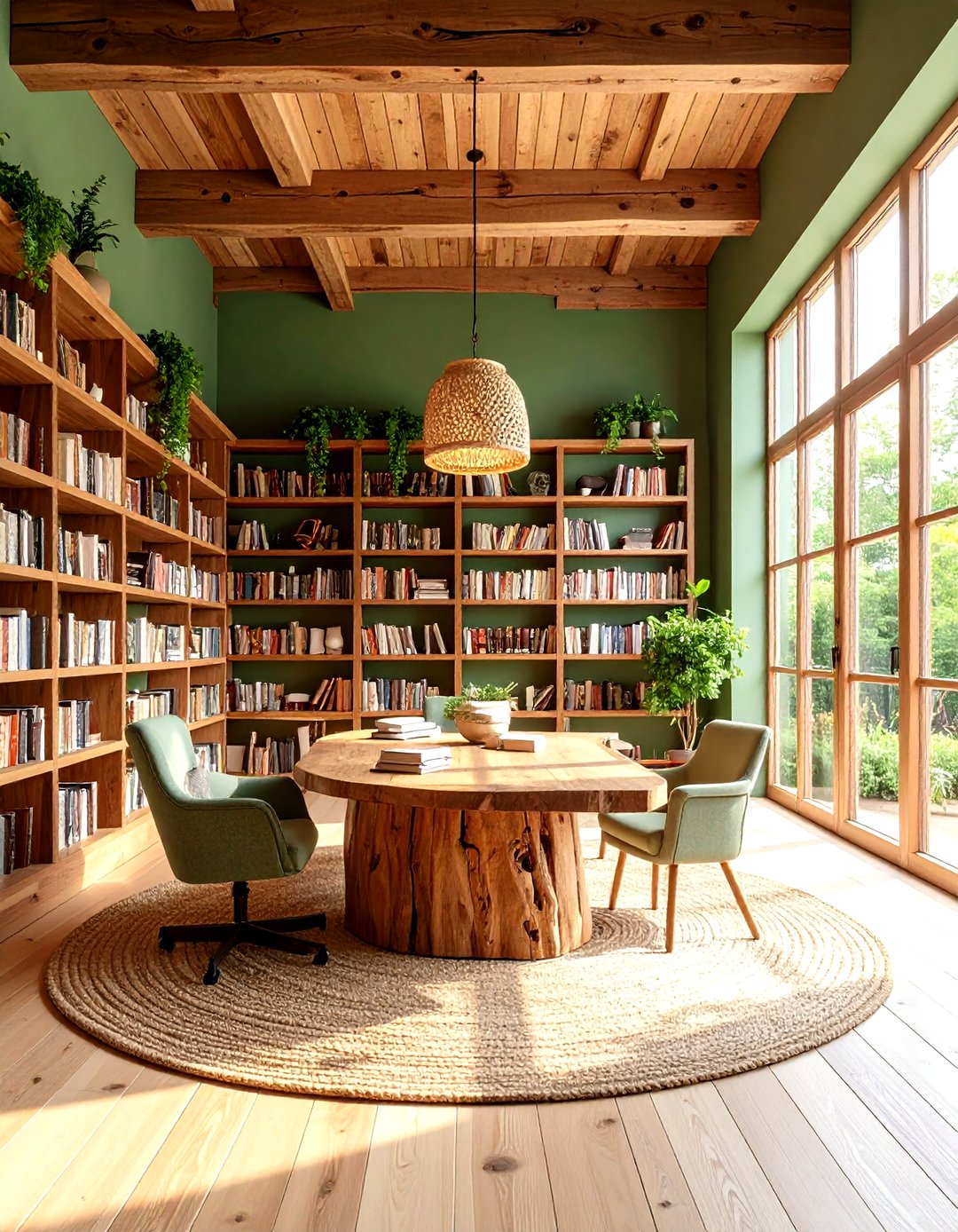 24 Dark Green Home Library Ideas and Inspiration Today. - Too Much Time