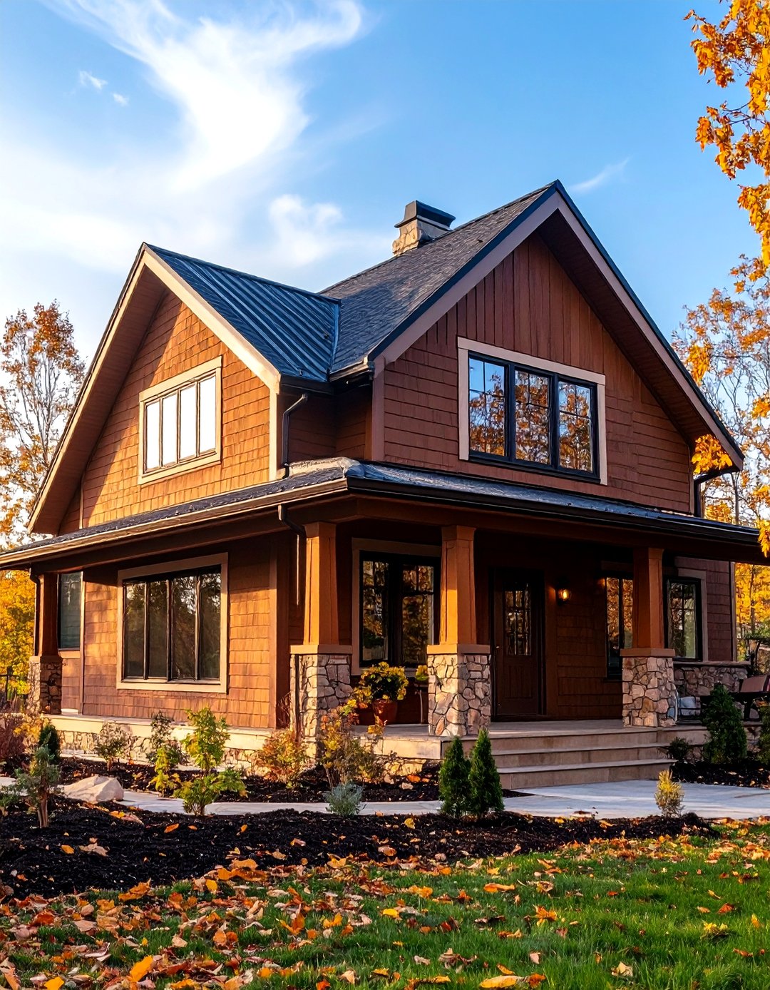 24 Brown Exterior House Colors for Modern Curb Appeal - Too Much Time