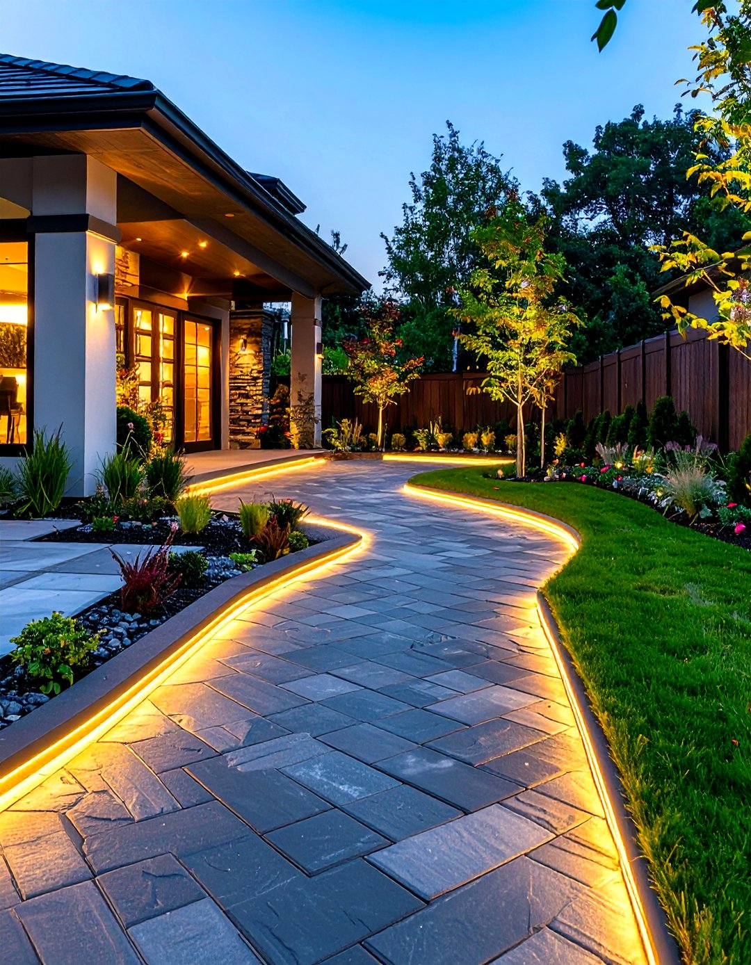 24 Black Brick Walkway Ideas to Elevate Curb Appeal - Too Much Time