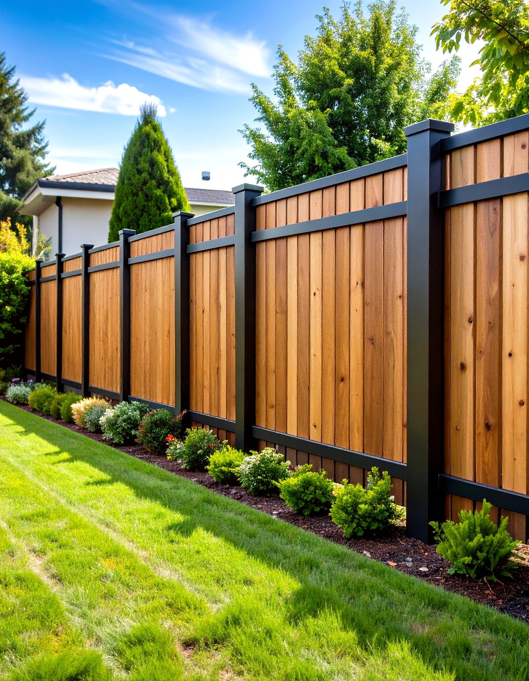 24 Metal and Wood Fence Ideas for Durable, Stylish Boundaries - Too ...