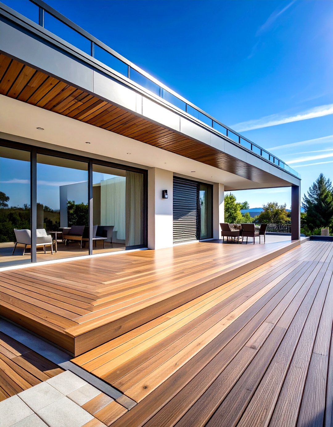 24 Deck Fascia Ideas to Finish Outdoor Edges in Color. - Too Much Time