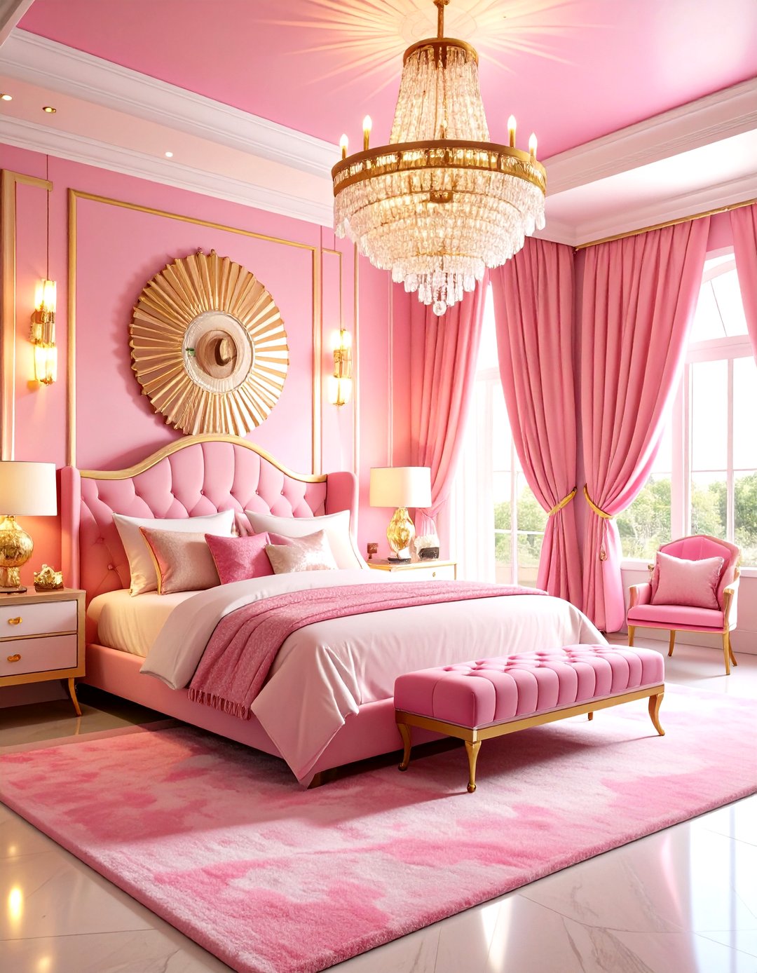 24 Hot Pink Bedroom Ideas: Bold, Playful Decor for Room - Too Much Time