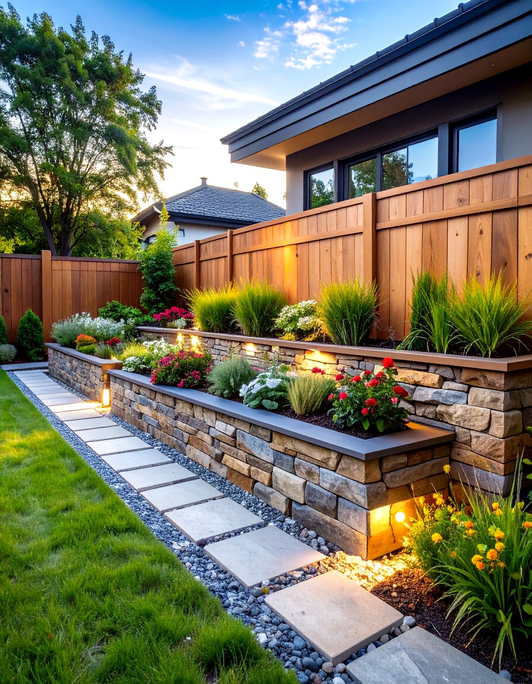 24 Retaining Wall Ideas for Sloped Backyard: Durable - Too Much Time