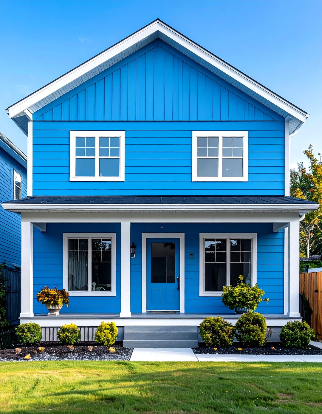 24 Blue House Siding with White Trim Ideas for Charm - Too Much Time