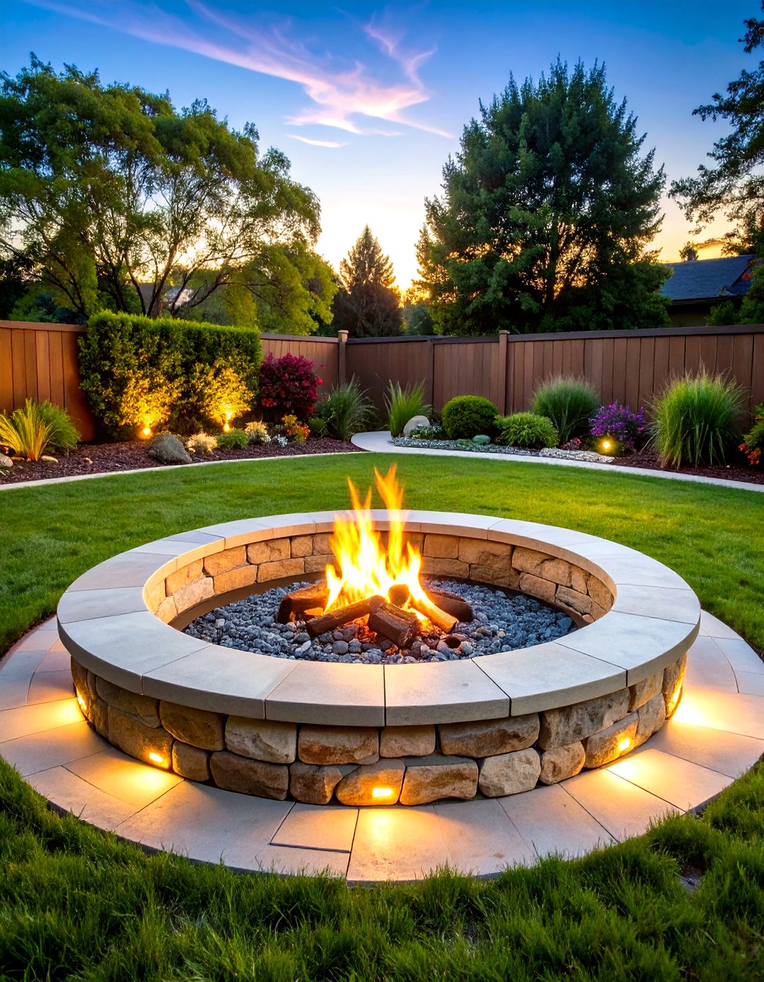 24 Rock Fire Pit Ideas: Cozy Outdoor Gatherings for All - Too Much Time