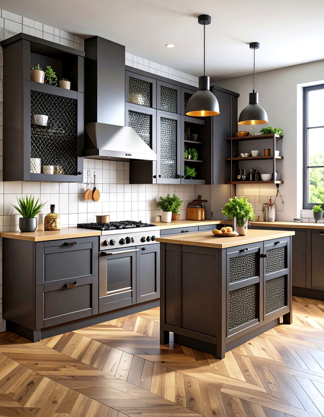 24 Black Kitchen Cabinets with White Countertops Ideas - Too Much Time