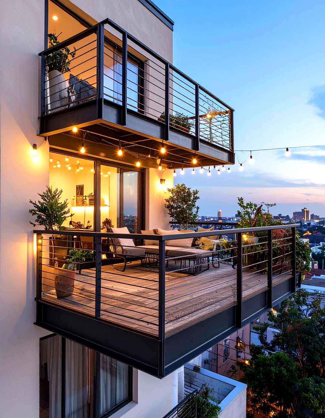 24 Cantilever Balcony Ideas to Maximize Small Outdoors - Too Much Time