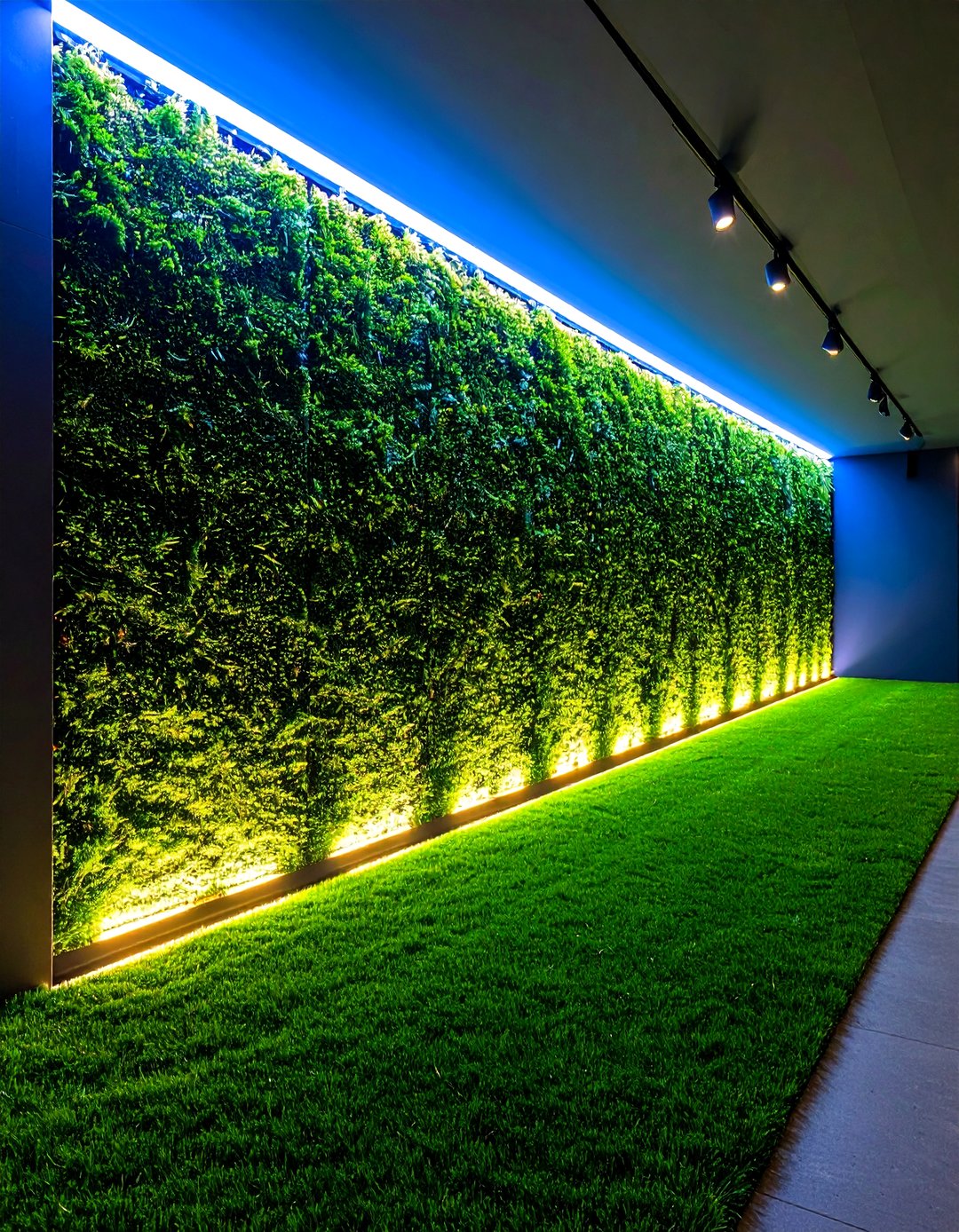24 Artificial Grass Wall Design Ideas for Interiors - Too Much Time