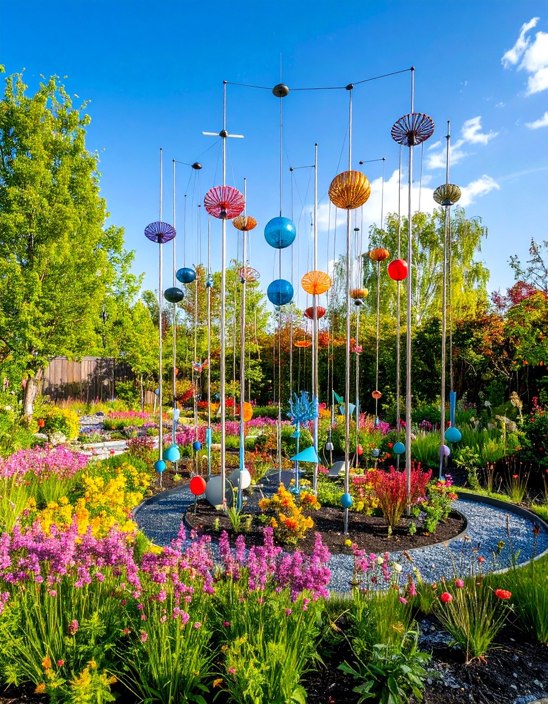 24 Garden Art Ideas to Brighten Outdoor Spaces Today - Too Much Time