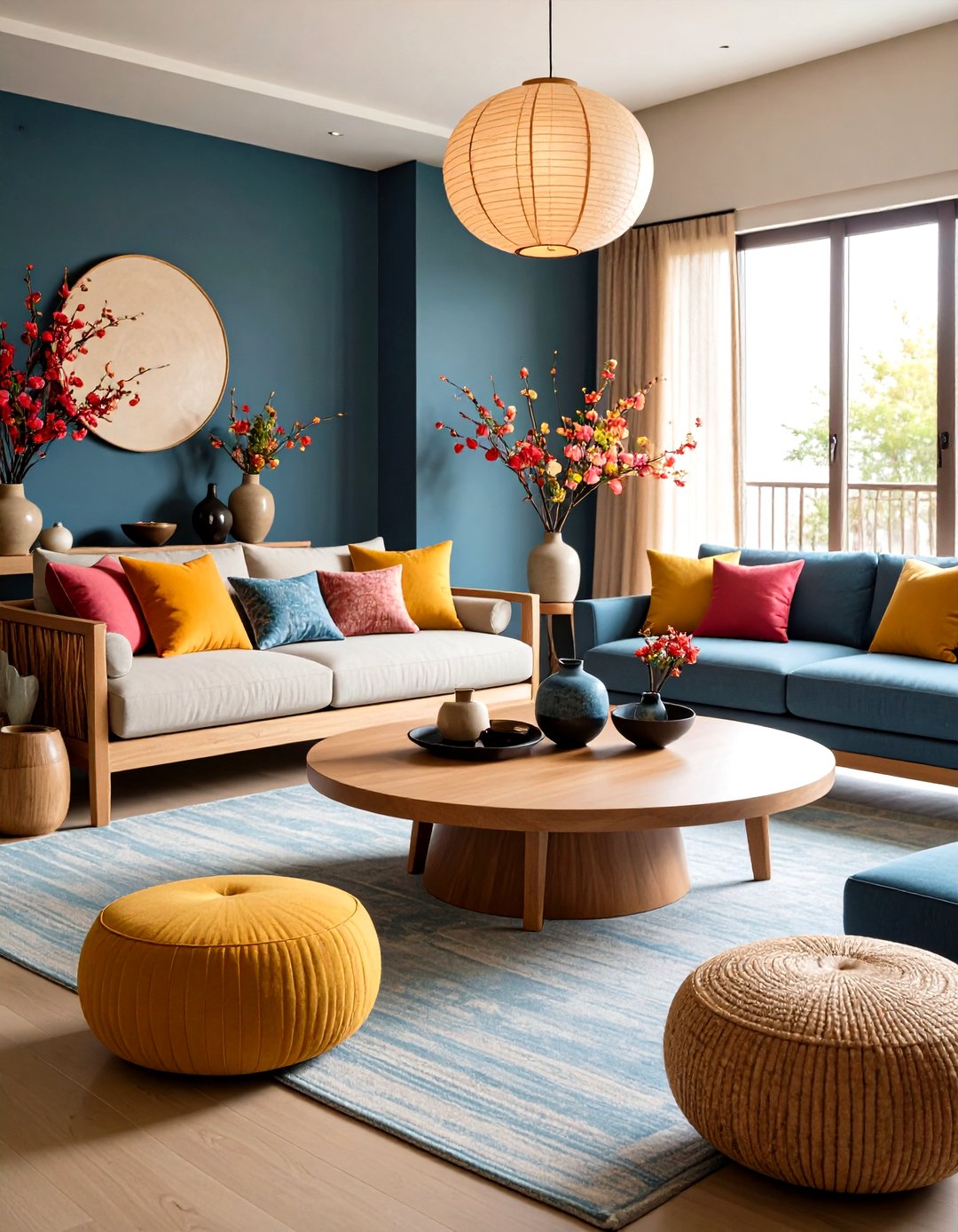24 Asian Living Room Ideas to Refresh Your Space Today - Too Much Time