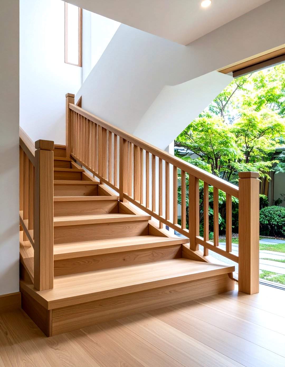 24 Wood Stair Railing Ideas to Elevate Interior Stairs - Too Much Time