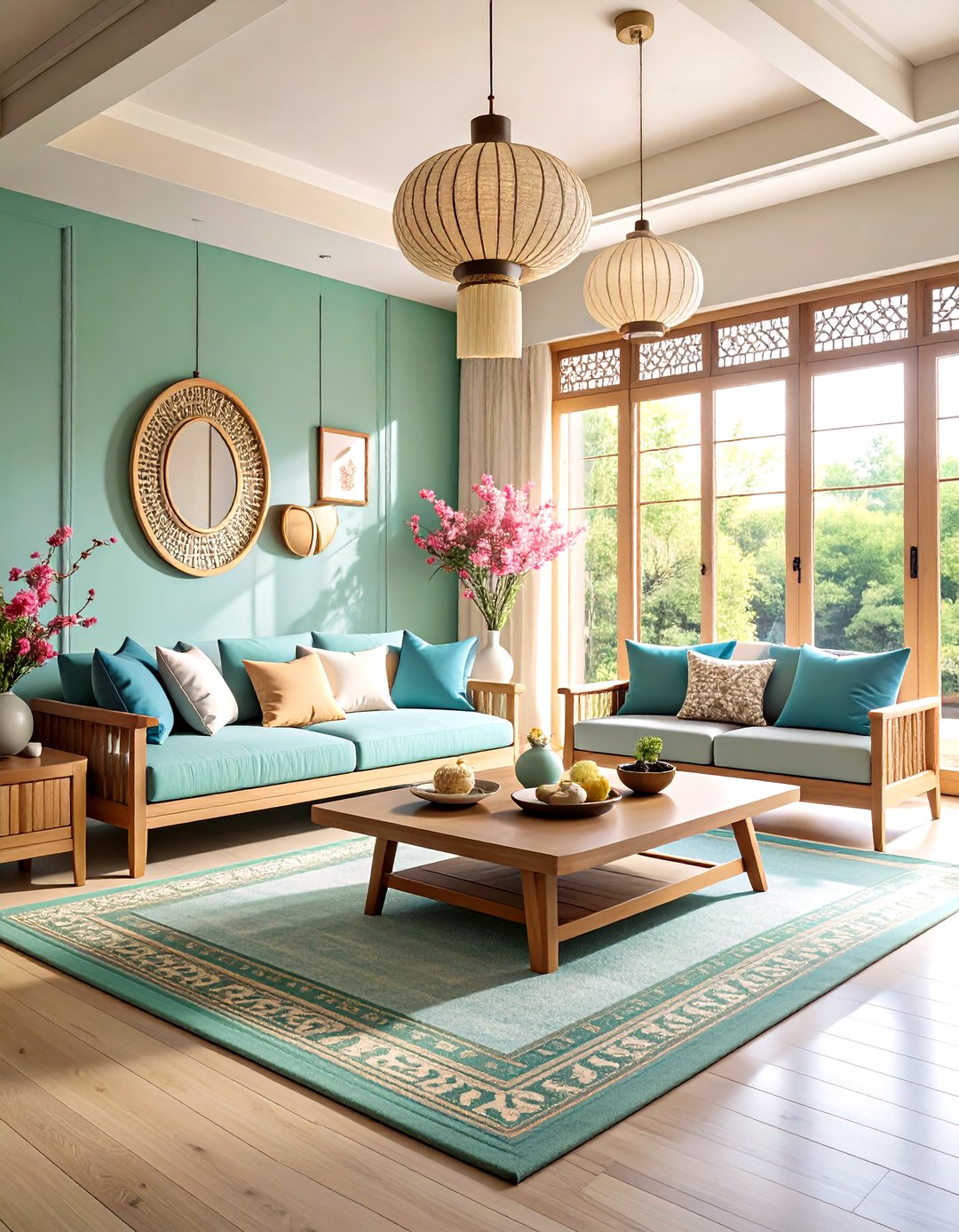 24 Asian Living Room Ideas to Refresh Your Space Today - Too Much Time