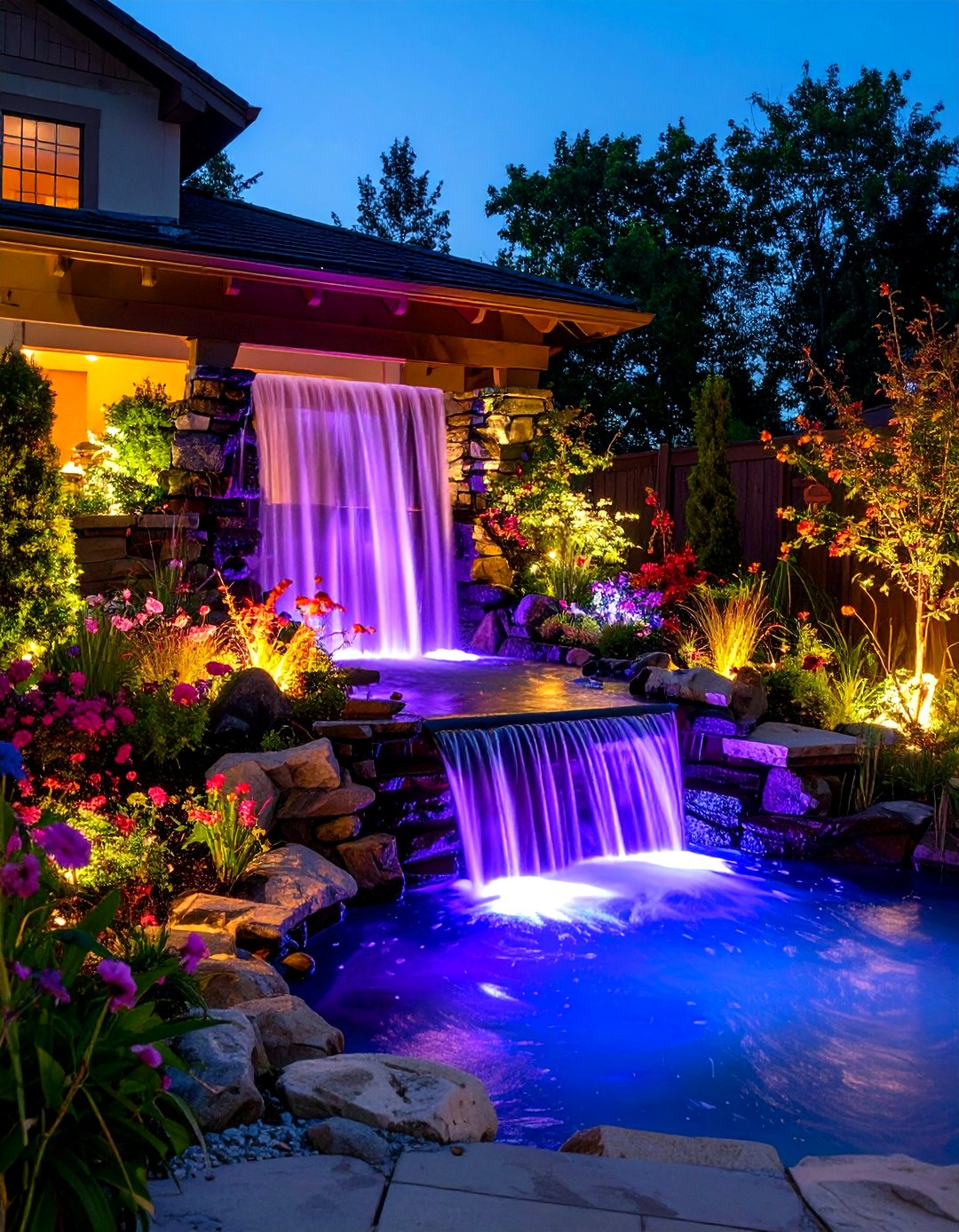 24 Pondless Waterfall Design Ideas for Outdoor Water - Too Much Time