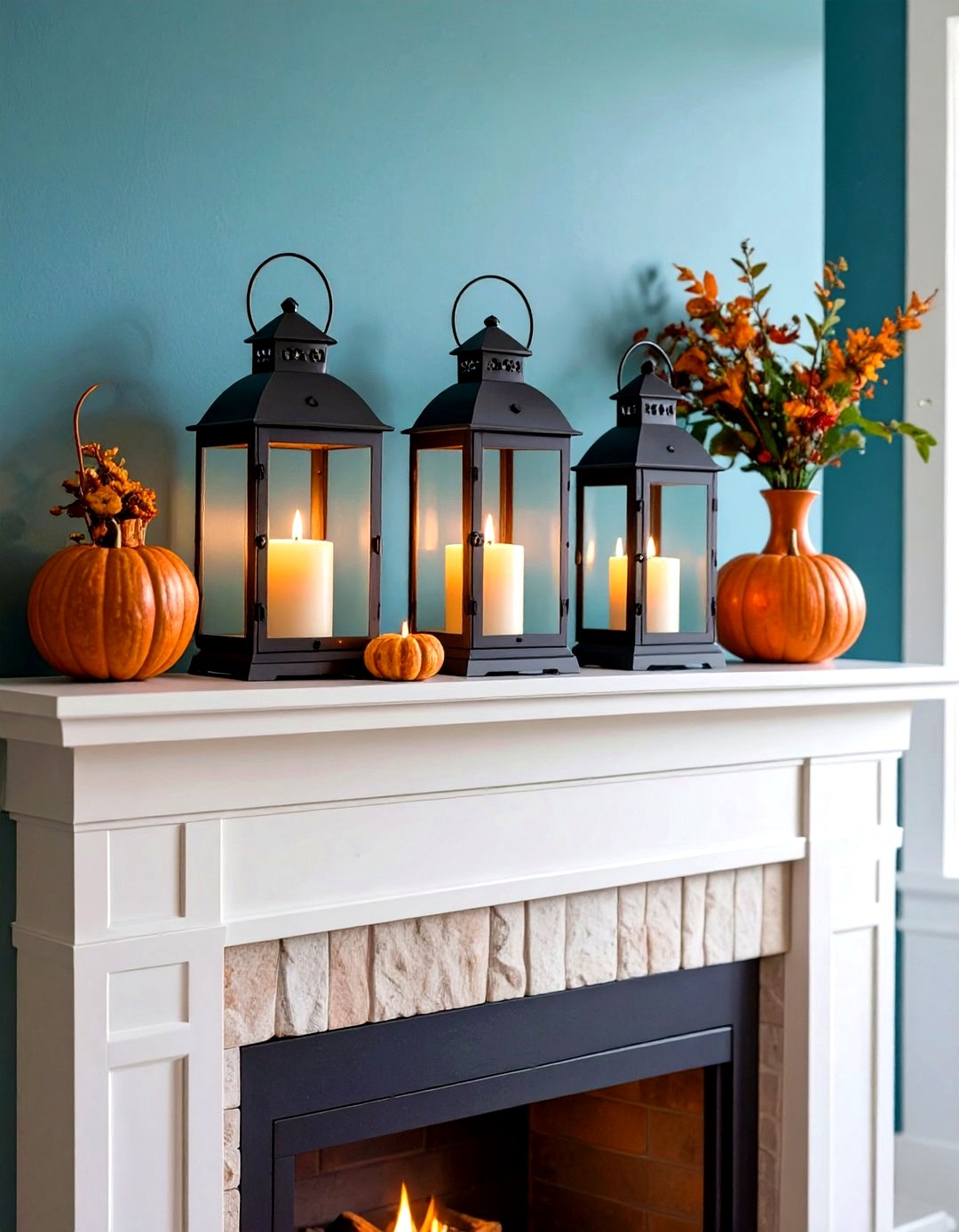 24 Fireplace Lighting Ideas for Warm, Layered Glow - Too Much Time