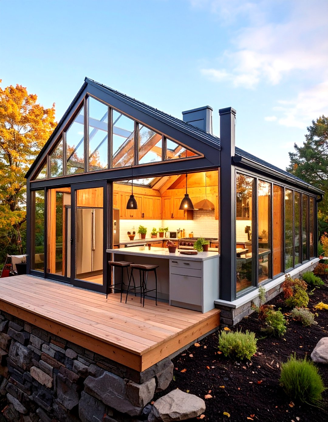 24 Greenhouse Kitchen Design Ideas: Compact Layouts - Too Much Time