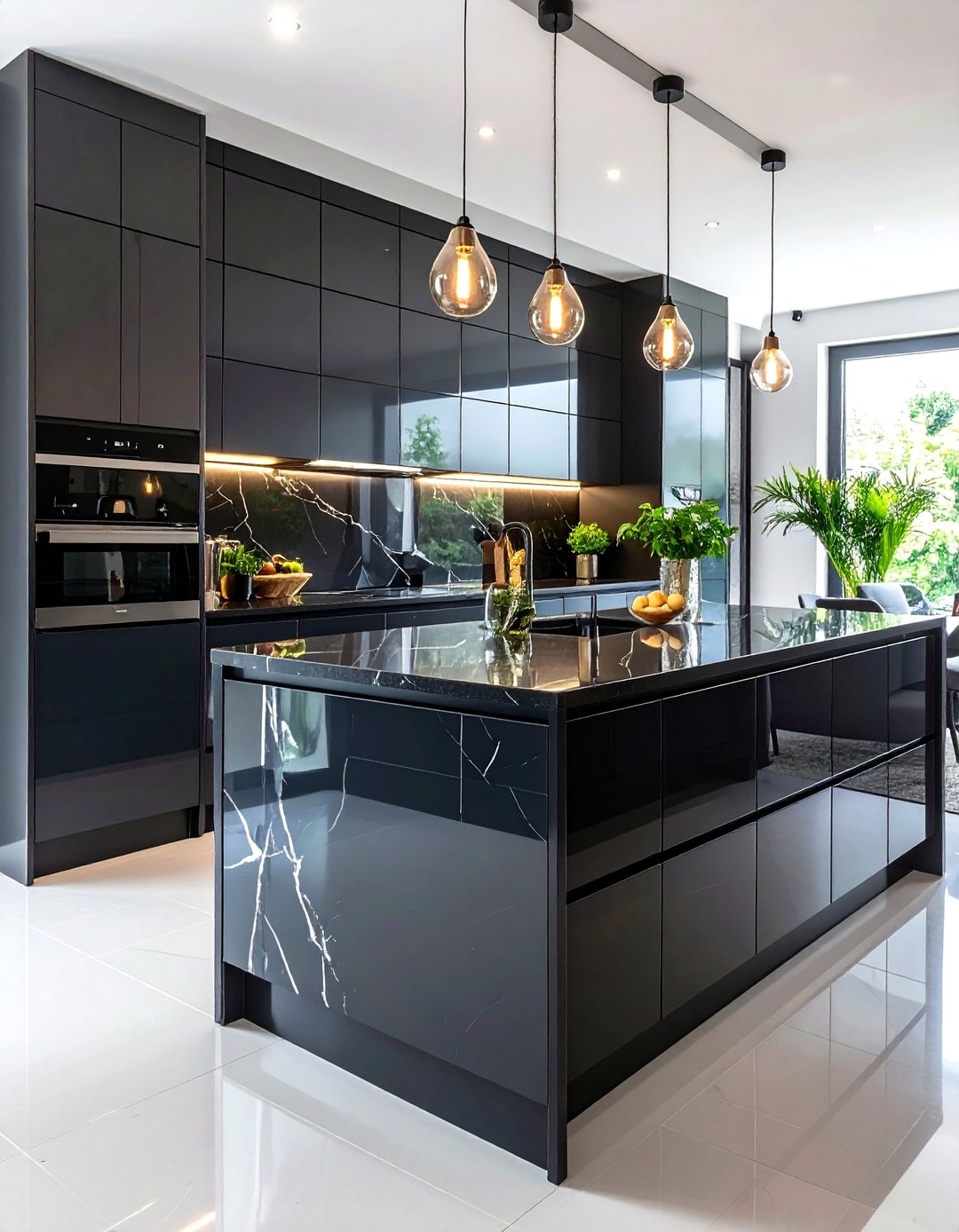 24 Black and White Kitchen Backsplash Ideas for Kitchen - Too Much Time