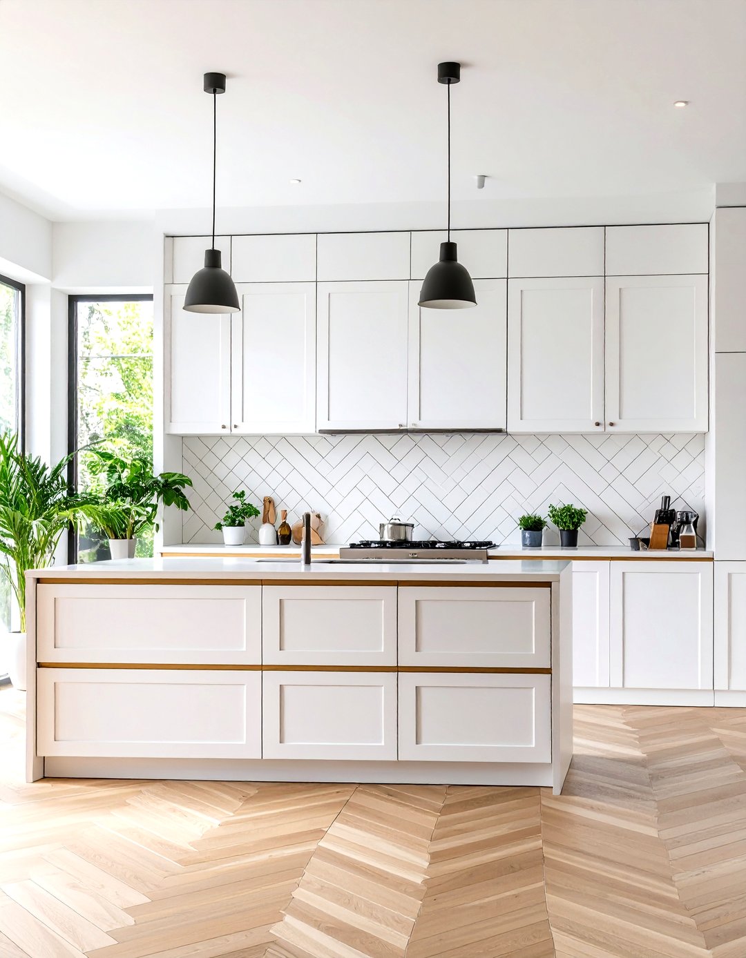 24 White Cabinet Kitchen Backsplash Ideas for Style - Too Much Time