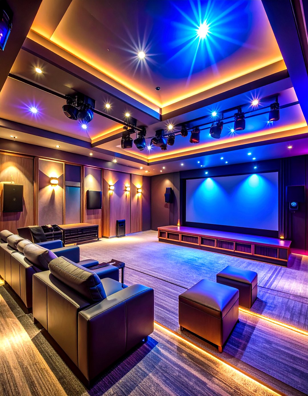 24 Basement Home Theater Ideas for Cinema-like Setups - Too Much Time