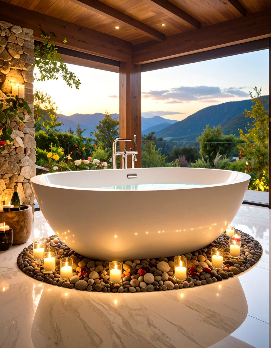 24 Drop in Tub Ideas to Create Spa-like Baths At Home - Too Much Time