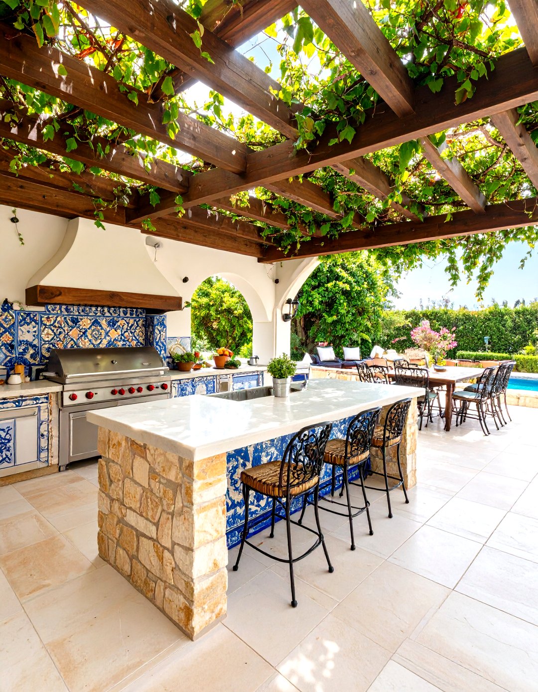 24 Luxury Outdoor Kitchen Ideas for Chef-grade Setup! - Too Much Time