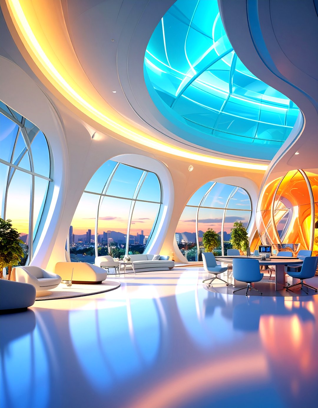 24 2100s Interior Design Ideas: Futuristic Home Preview - Too Much Time