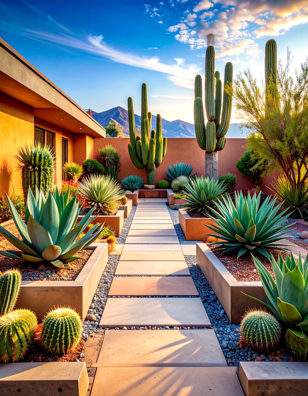 24 Desert Landscape Ideas for Low-water Curb Appeal - Too Much Time