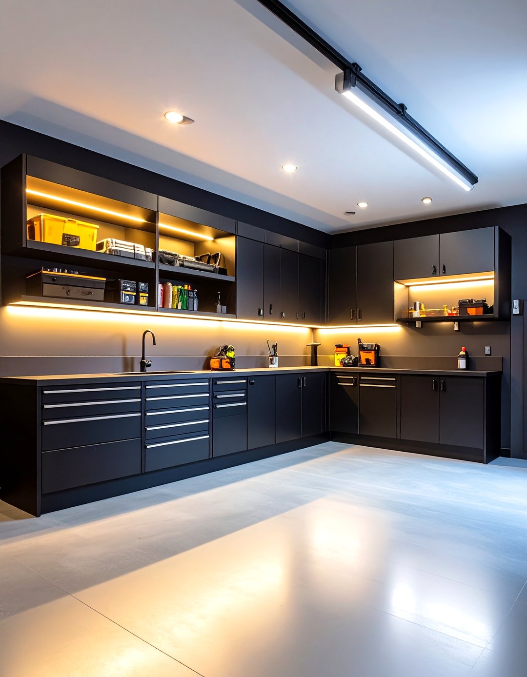 24 Black Garage Ideas for a Stylish Space Today - Too Much Time