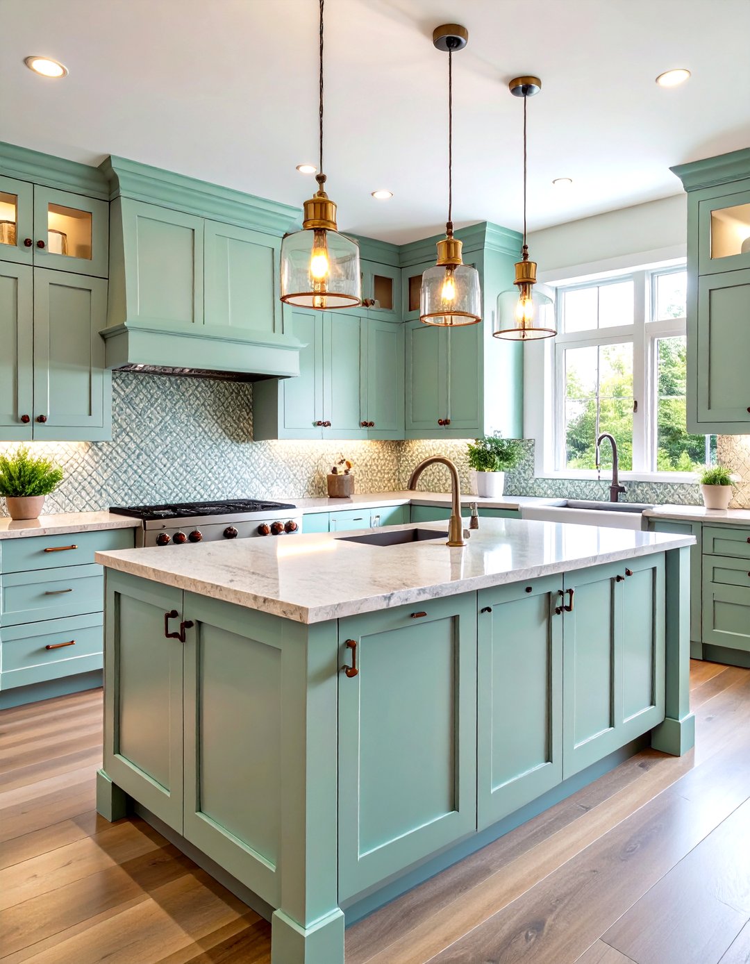 24 Kitchen with Green Countertops Ideas for Chic Design - Too Much Time