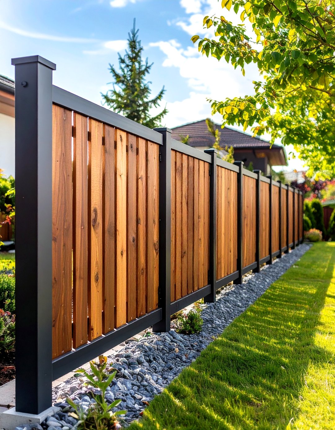24 Wood Fence Ideas: Stylish Privacy Fence Ideas Outdoor - Too Much Time