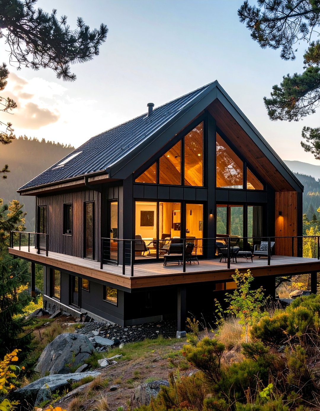 24 Modern Black Houses: Bold Exteriors and Design Ideas - Too Much Time