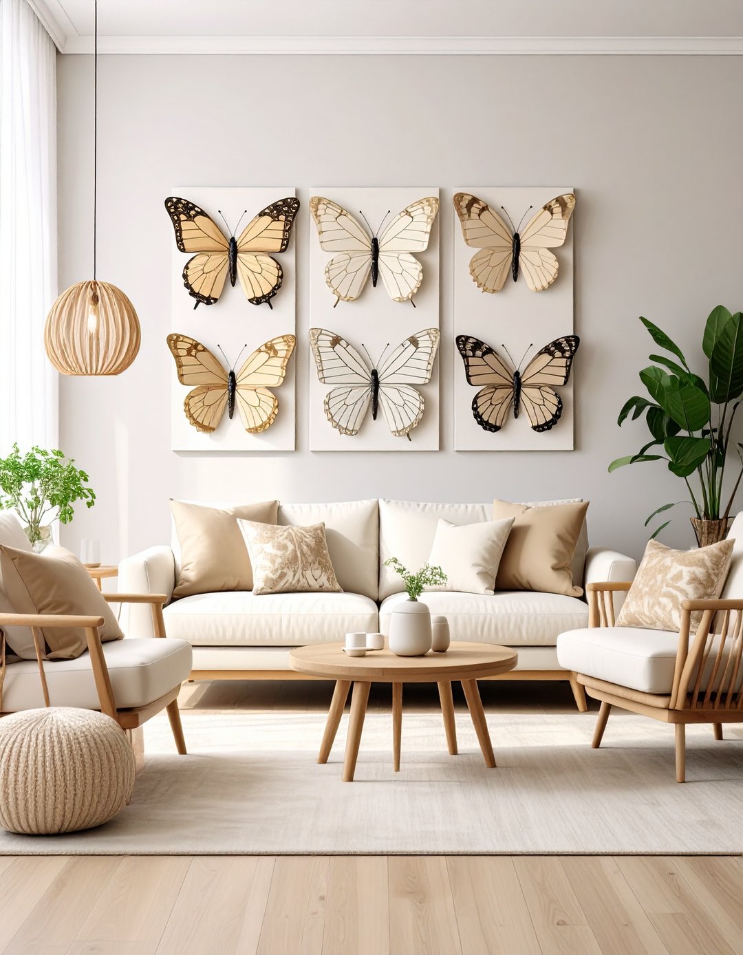 24 Butterfly-themed Room Ideas: Delicate Color Palette - Too Much Time