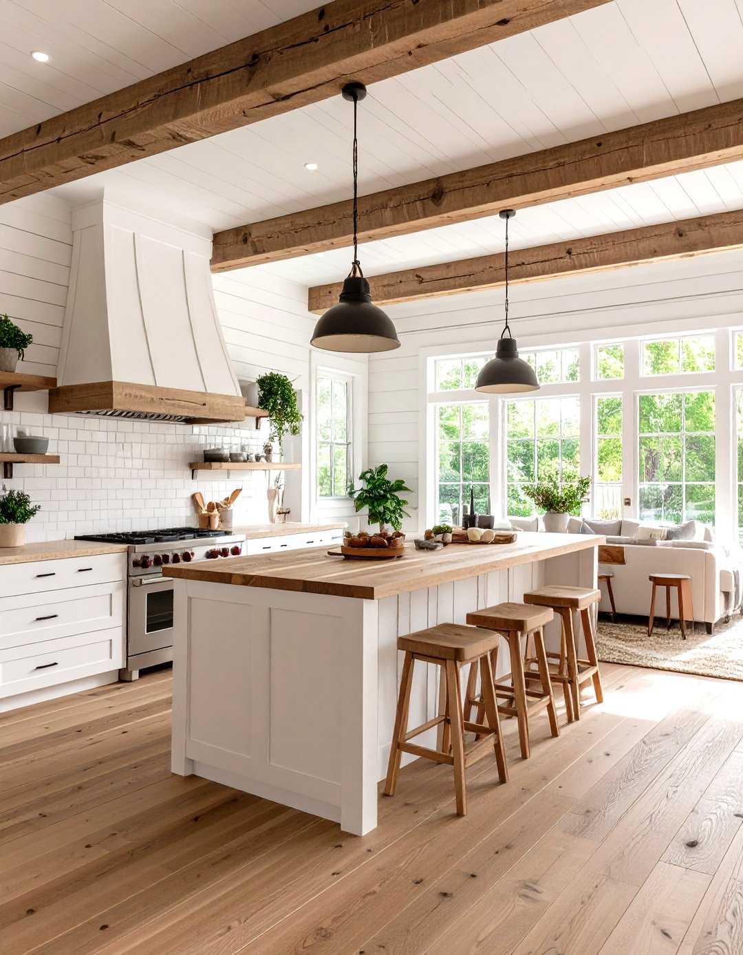 24 Open Kitchen Ideas for Airy, Social Cooking Zones - Too Much Time