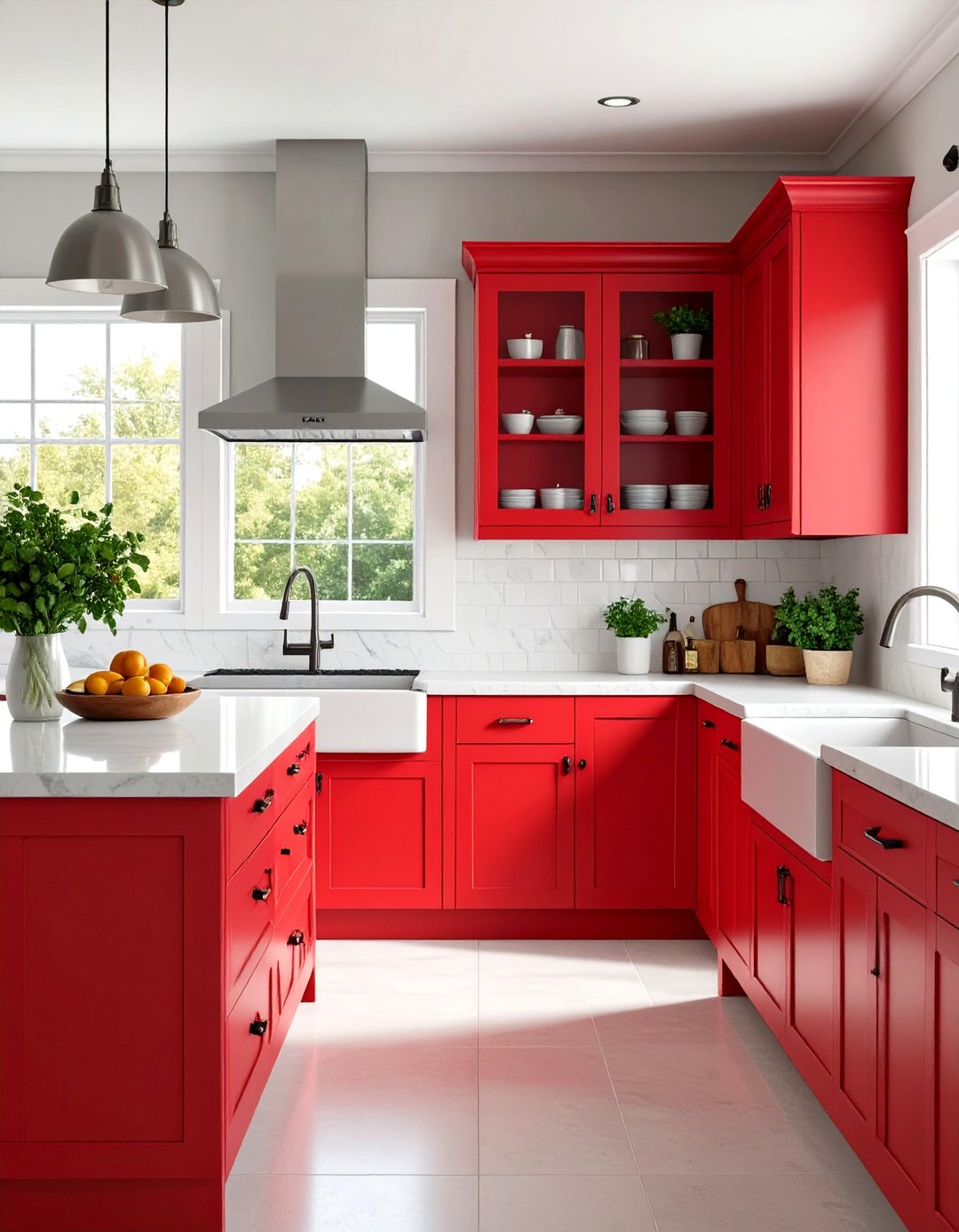 24 Red Kitchens for Bold, Stylish Kitchen Updates Now - Too Much Time