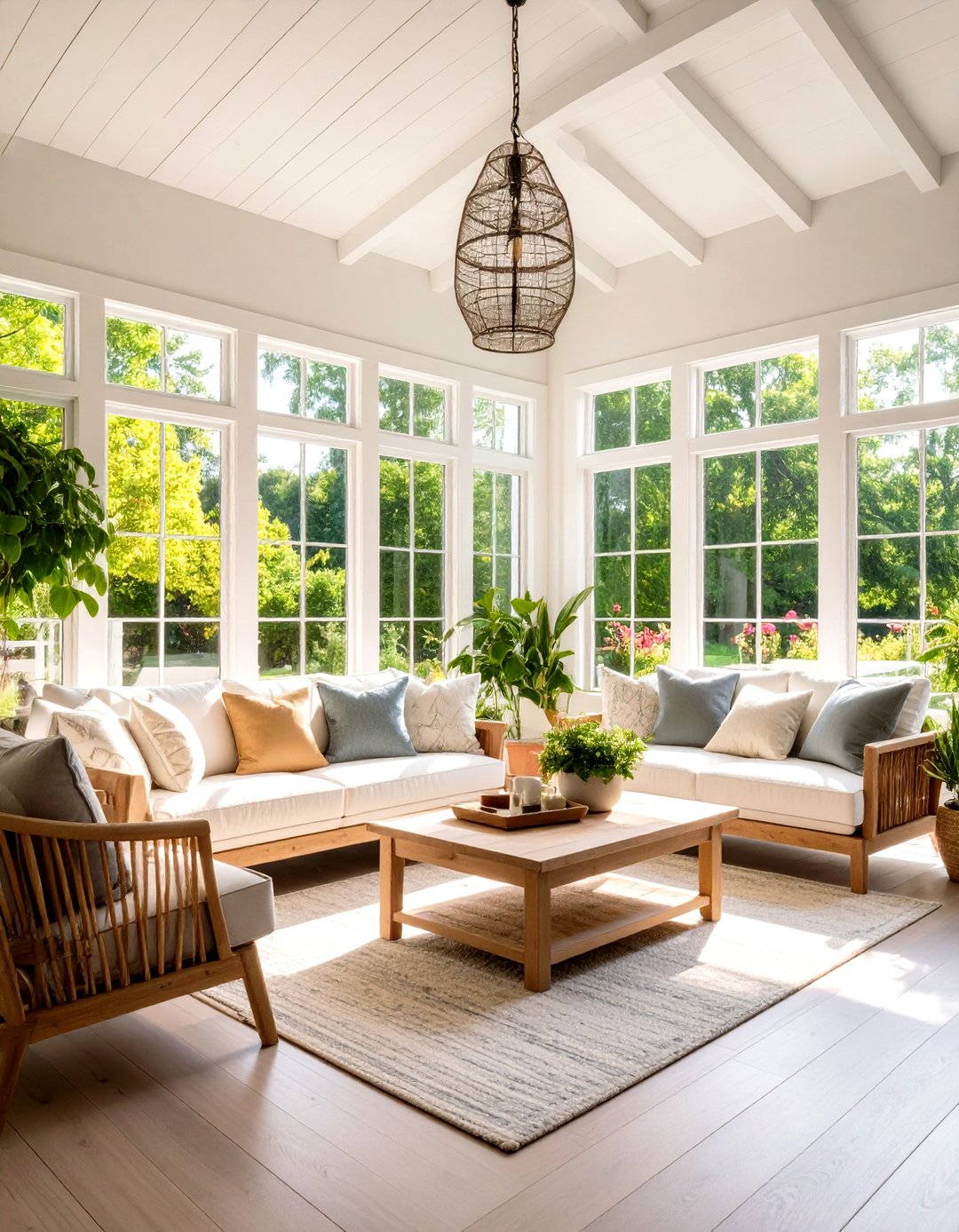 24 Farmhouse Sunroom Ideas to Add Warmth and Light - Too Much Time