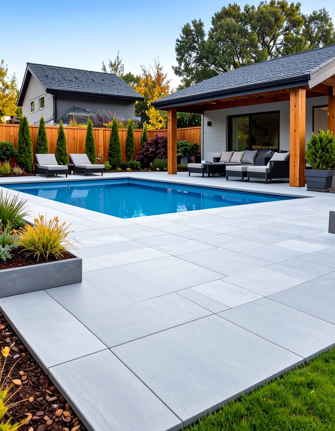 24 Concrete Pavers Around Pool Ideas for Stylish Edges - Too Much Time
