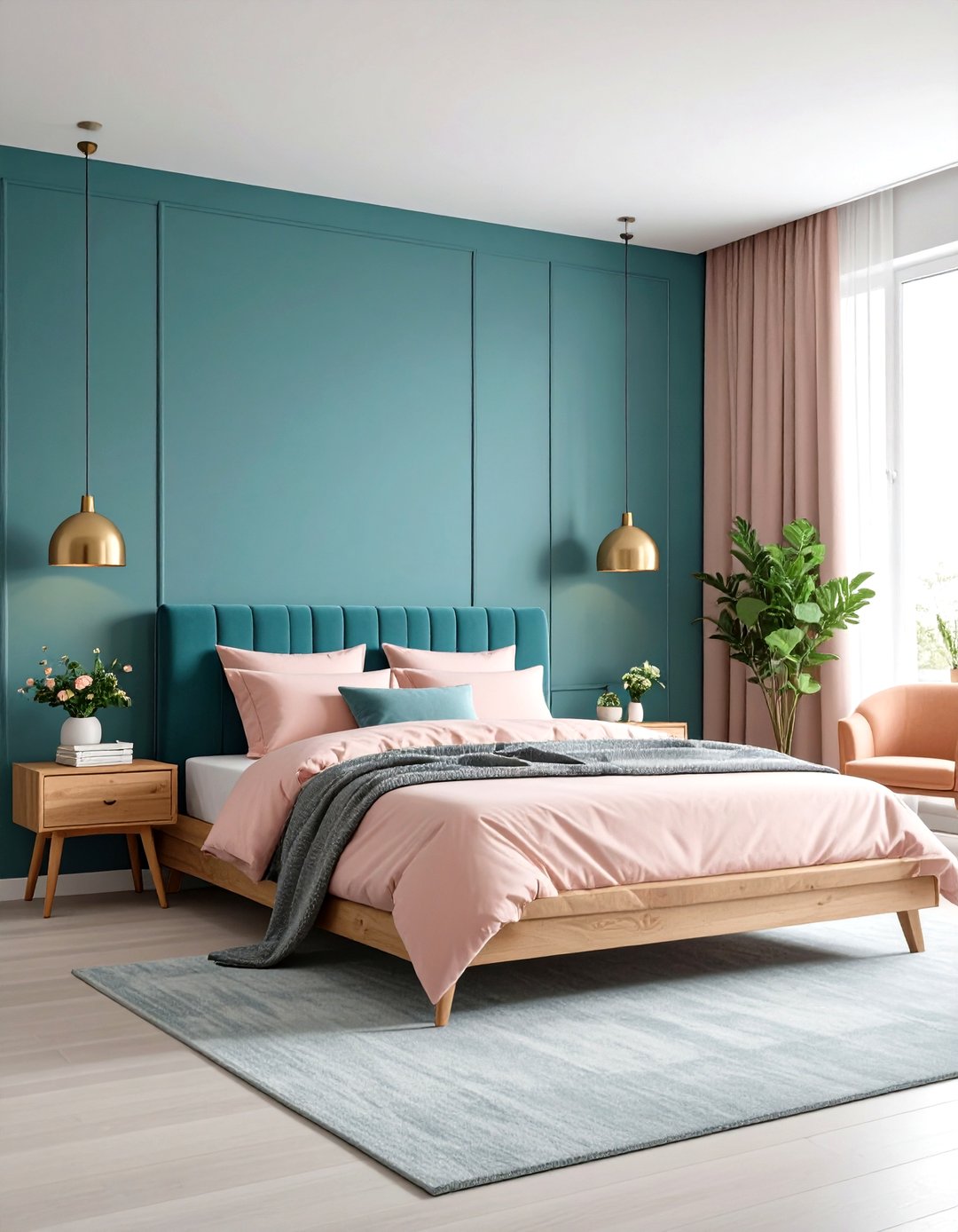 24 Teal and Pink Bedroom Ideas for Cozy, Vibrant Rooms - Too Much Time