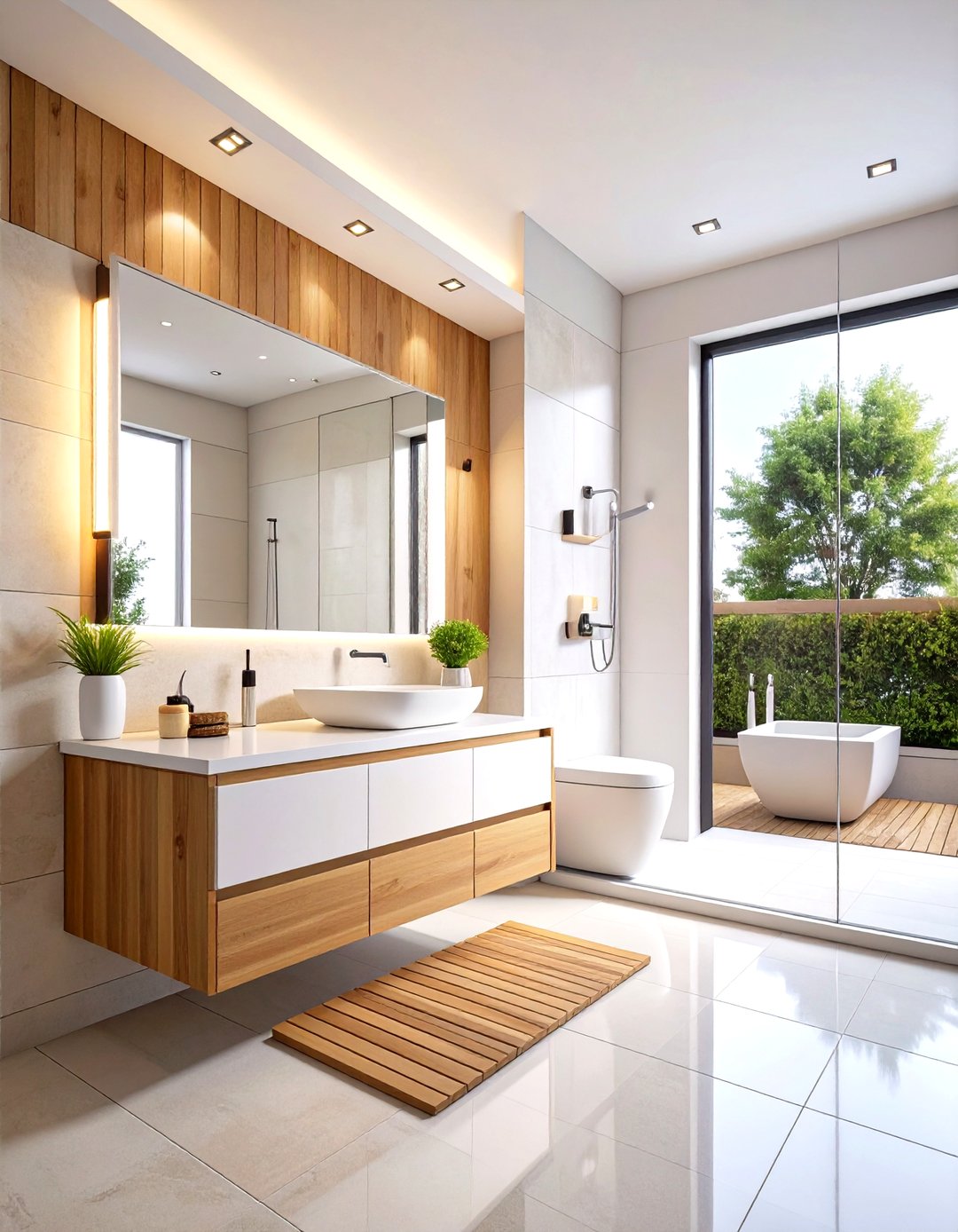 24 Windowless Bathroom Ideas for Compact Spa Upgrades - Too Much Time