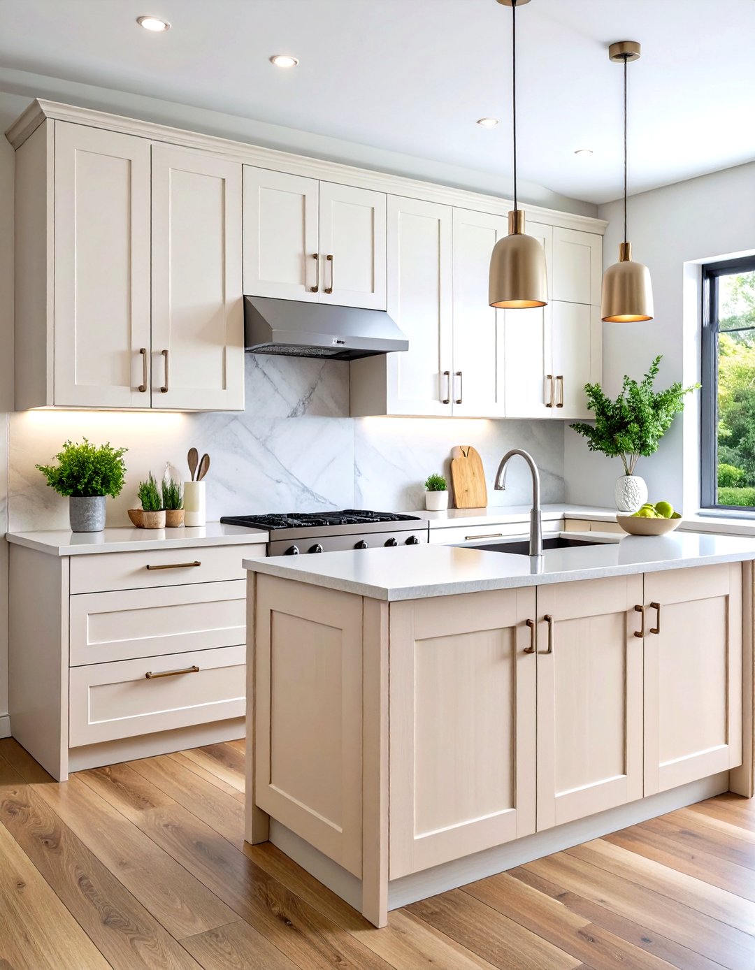 24 Off-white Kitchen Cabinets for Timeless Charm Today - Too Much Time
