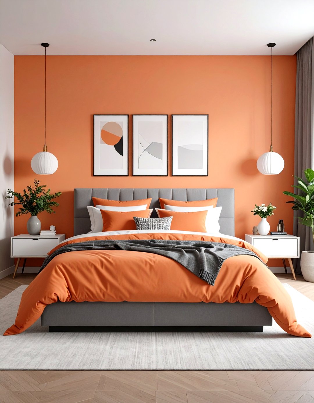 24 Peach Bedroom Ideas: Soft Palettes and Patterns - Too Much Time