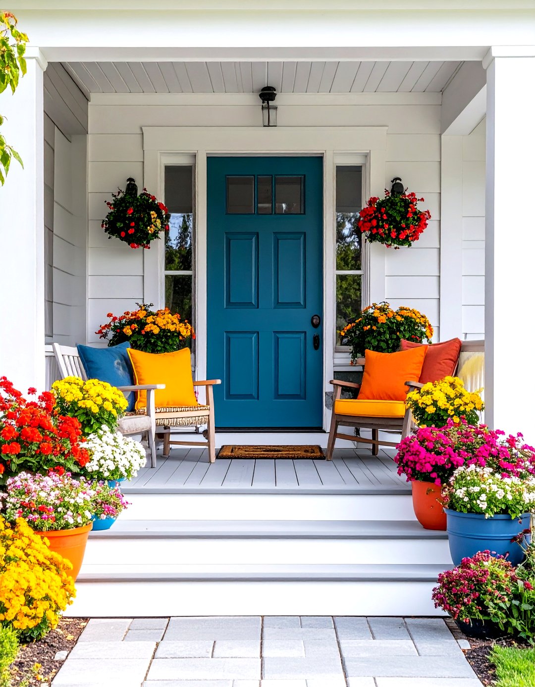24 Modern Front Porch Ideas: Welcoming Outdoor Entry - Too Much Time
