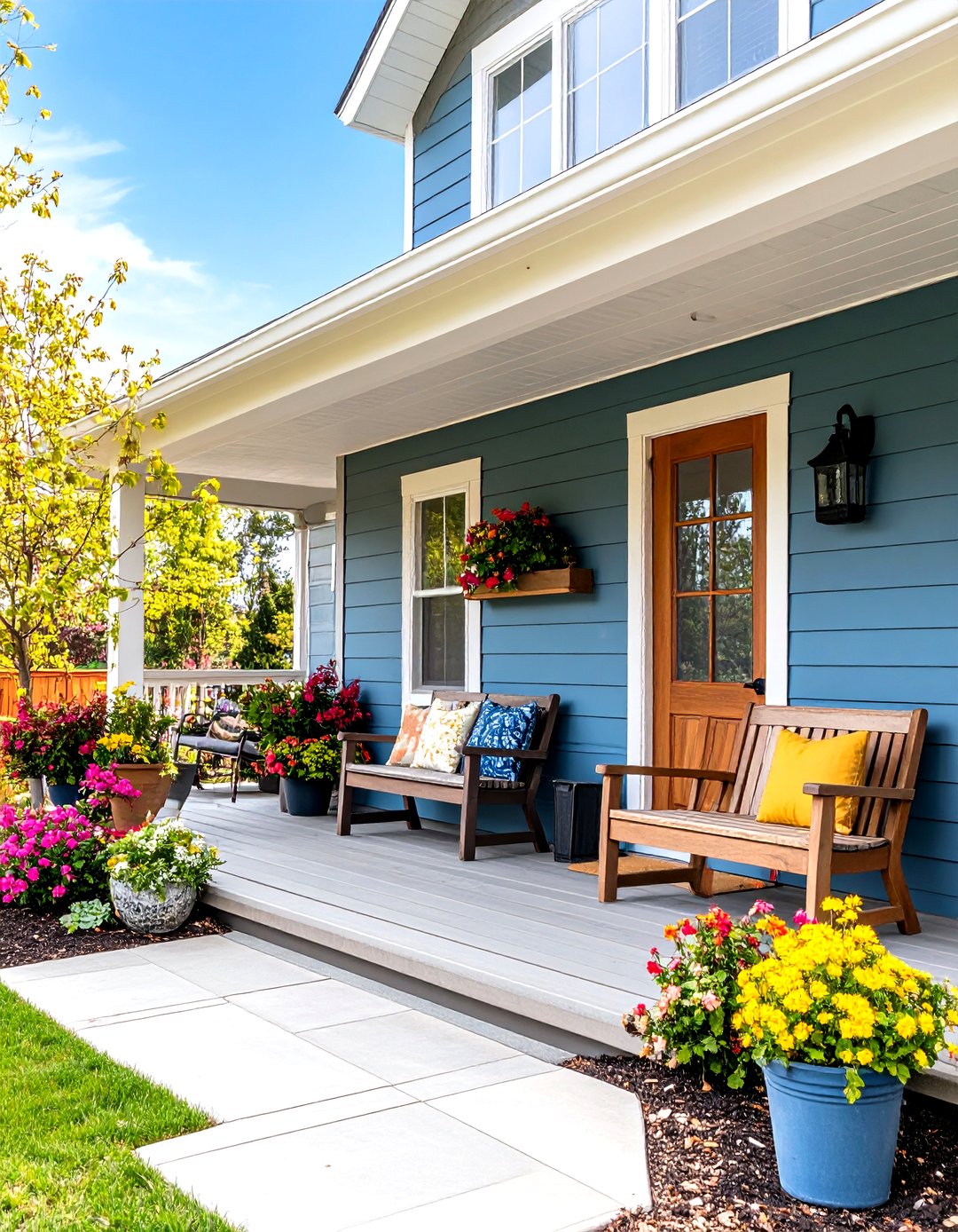 24 Modern Front Porch Ideas: Welcoming Outdoor Entry - Too Much Time