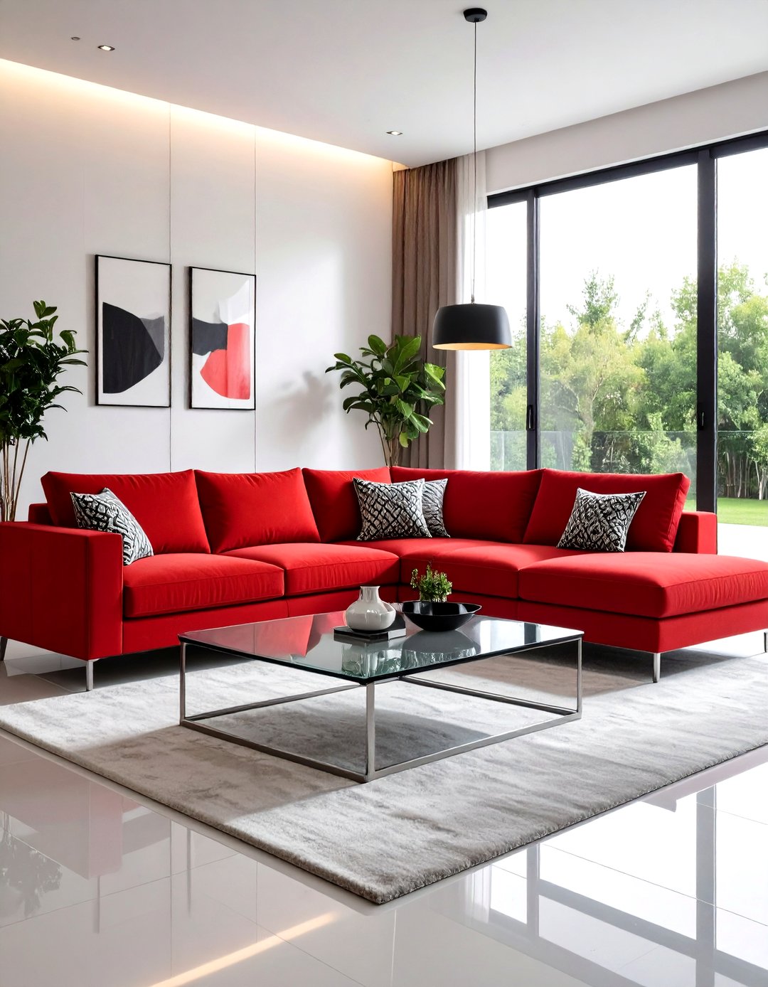 24 Red Couch Living Room Ideas: Bold Statement Seating - Too Much Time