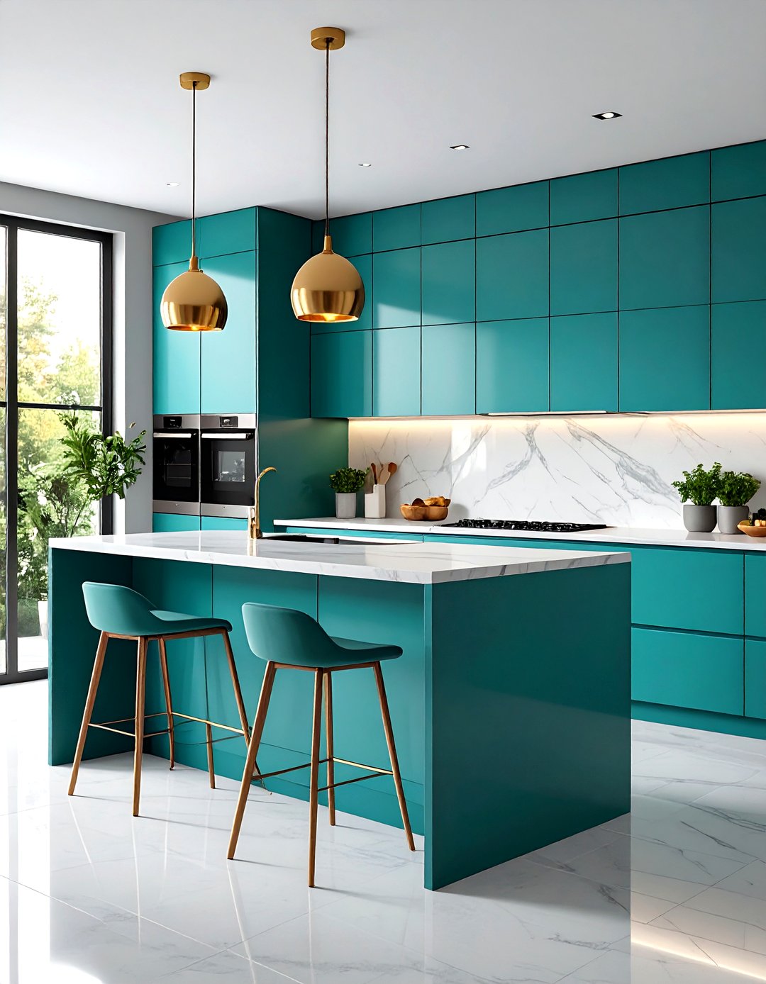 24 Teal Kitchen Ideas for Stylish, Functional Kitchens - Too Much Time