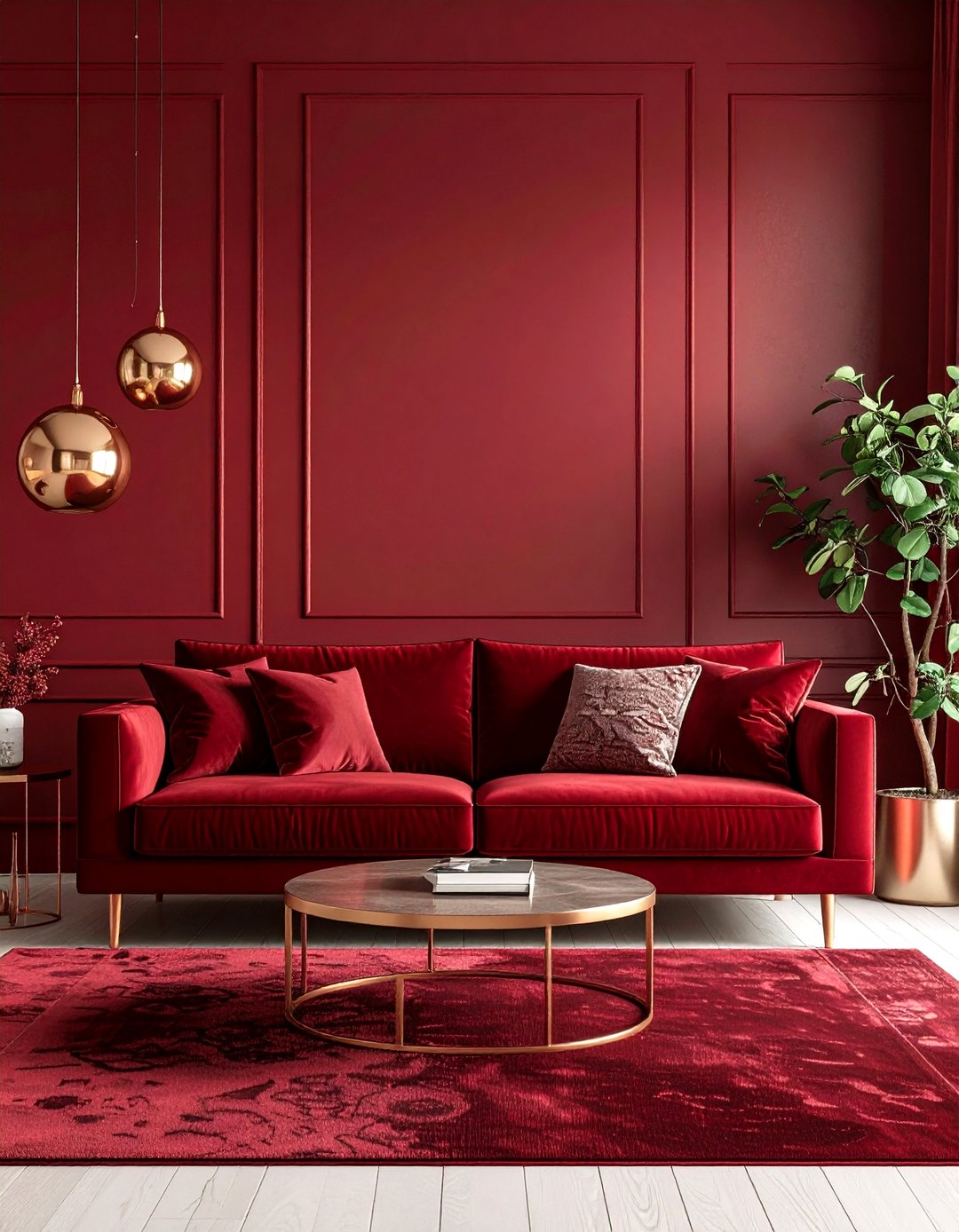 24 Red Couch Living Room Ideas: Bold Statement Seating - Too Much Time