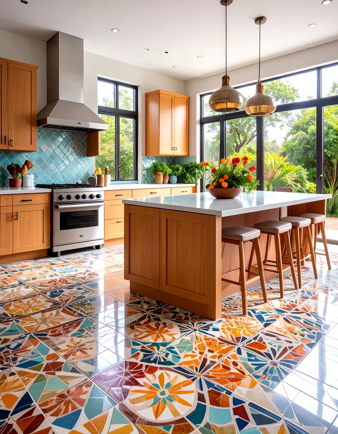 24 Kitchen Floor Tile Ideas for Kitchen Upgrades Now - Too Much Time