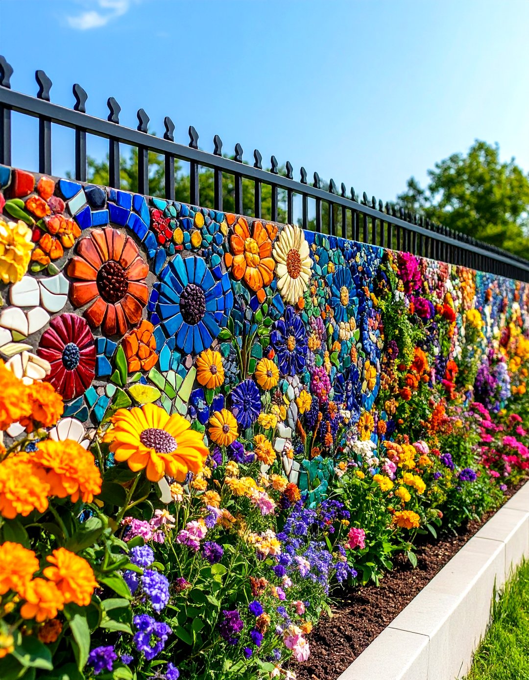 24 Fence Art Ideas for Curb Appeal and Personality - Too Much Time