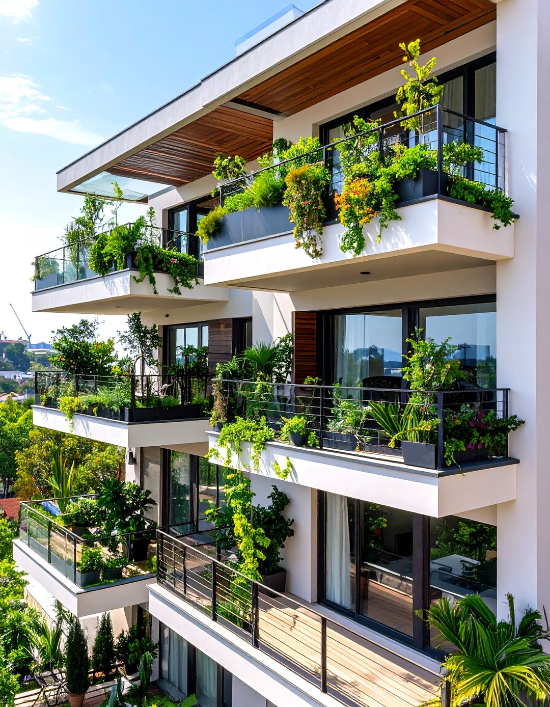 24 Cantilever Balcony Ideas to Maximize Small Outdoors - Too Much Time