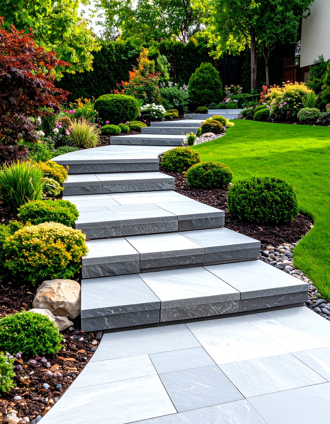 24 Granite Walkway Ideas for Durable Paths and Safety - Too Much Time