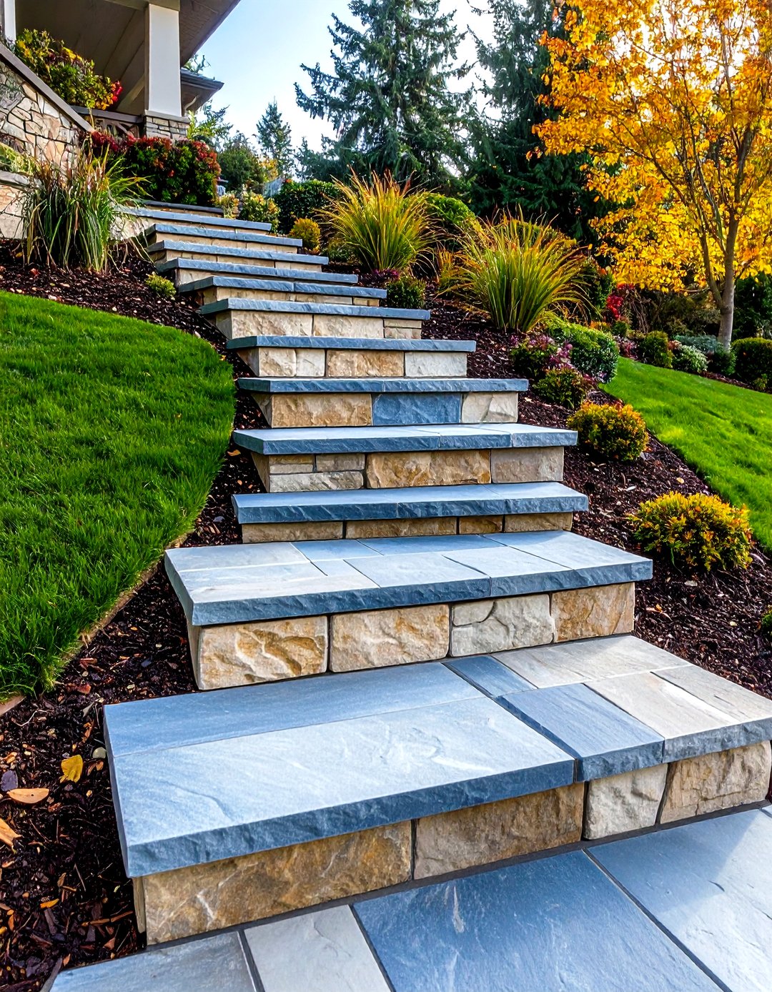24 Stone Walkway Ideas for Charming Paths and Sidewalks - Too Much Time